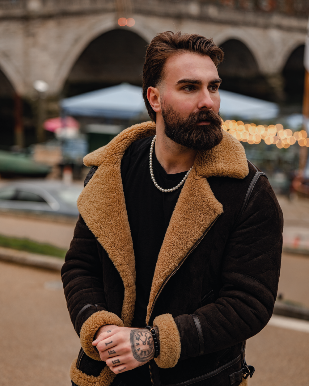 Men's Black Onyx Beaded Bracelet – Forge & Foundry