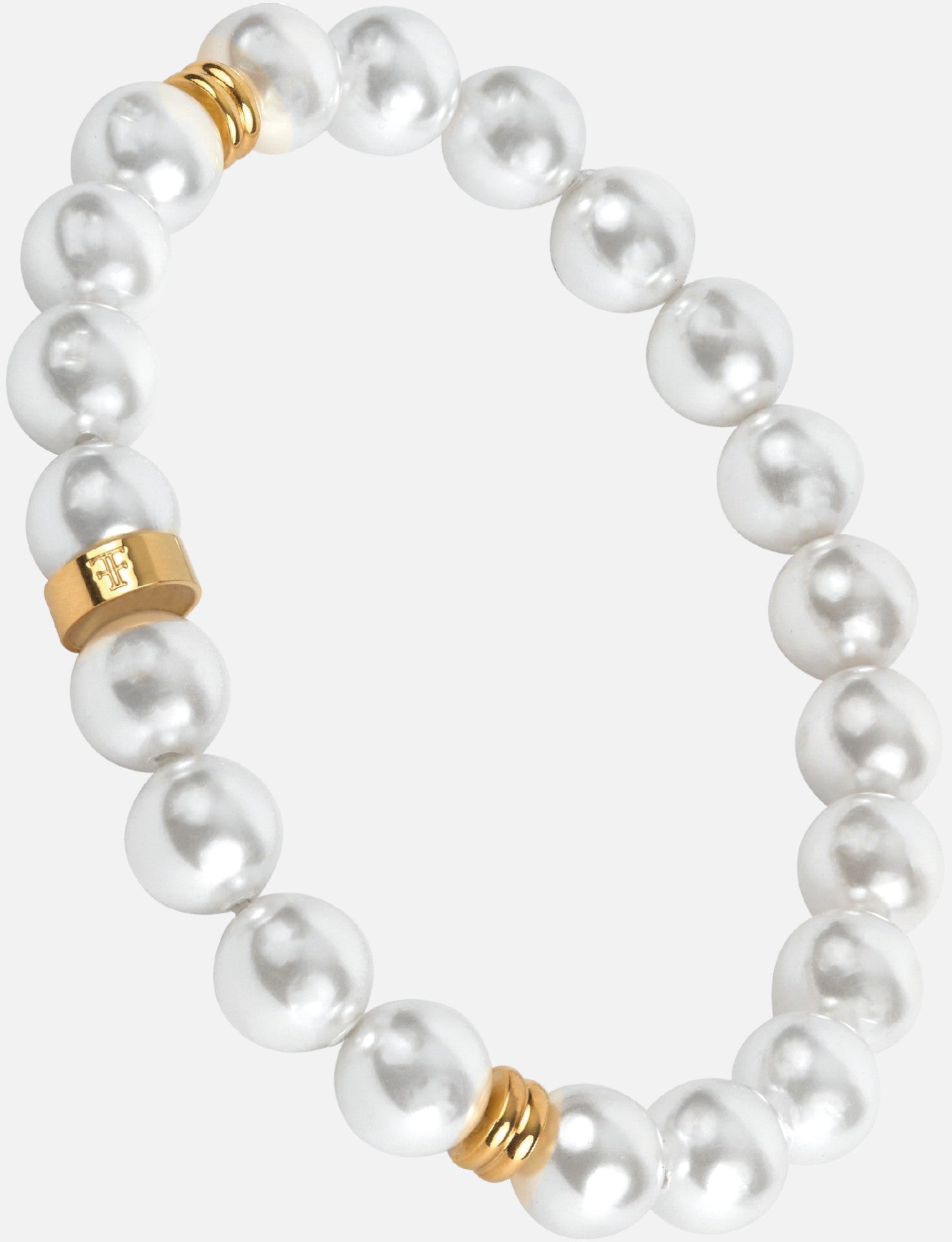 8mm Shell Pearl Bracelet "MARLOW" - Gold – Forge & Foundry